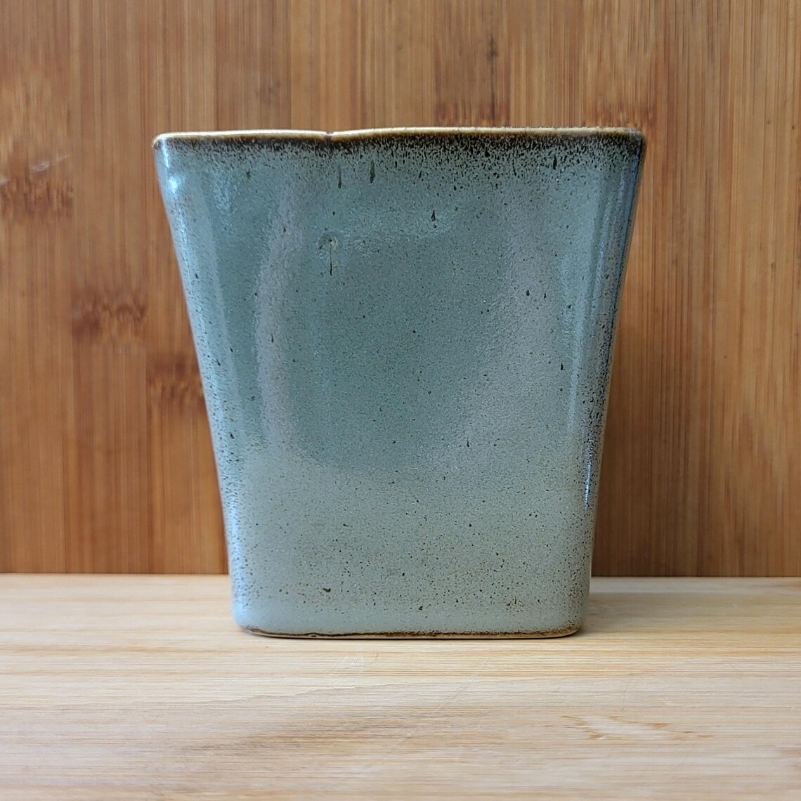 Stanley Ballard 4" Porcelain Vase Sage Green Vermont 1950s MCM EUC - Etsy
