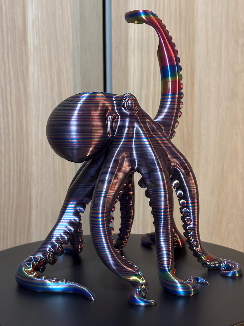 Octopus Table Lamp 3D Printed | Designer Lamp With E14 Socket ...
