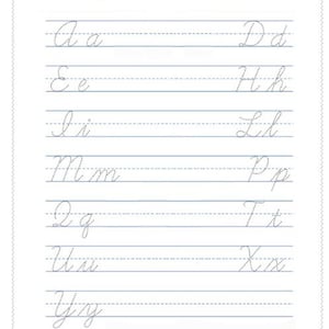 Activities for Children Volume 2 - Practice Cursive Writing - Etsy