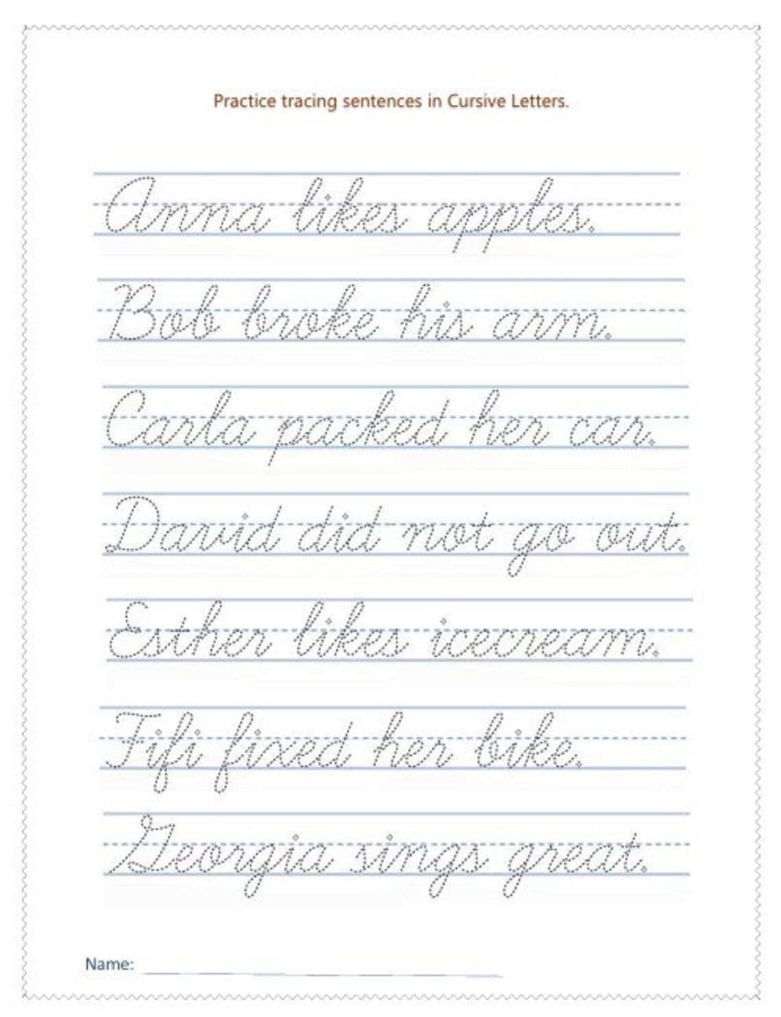 Activities for Children Volume 2 - Practice Cursive Writing - Etsy