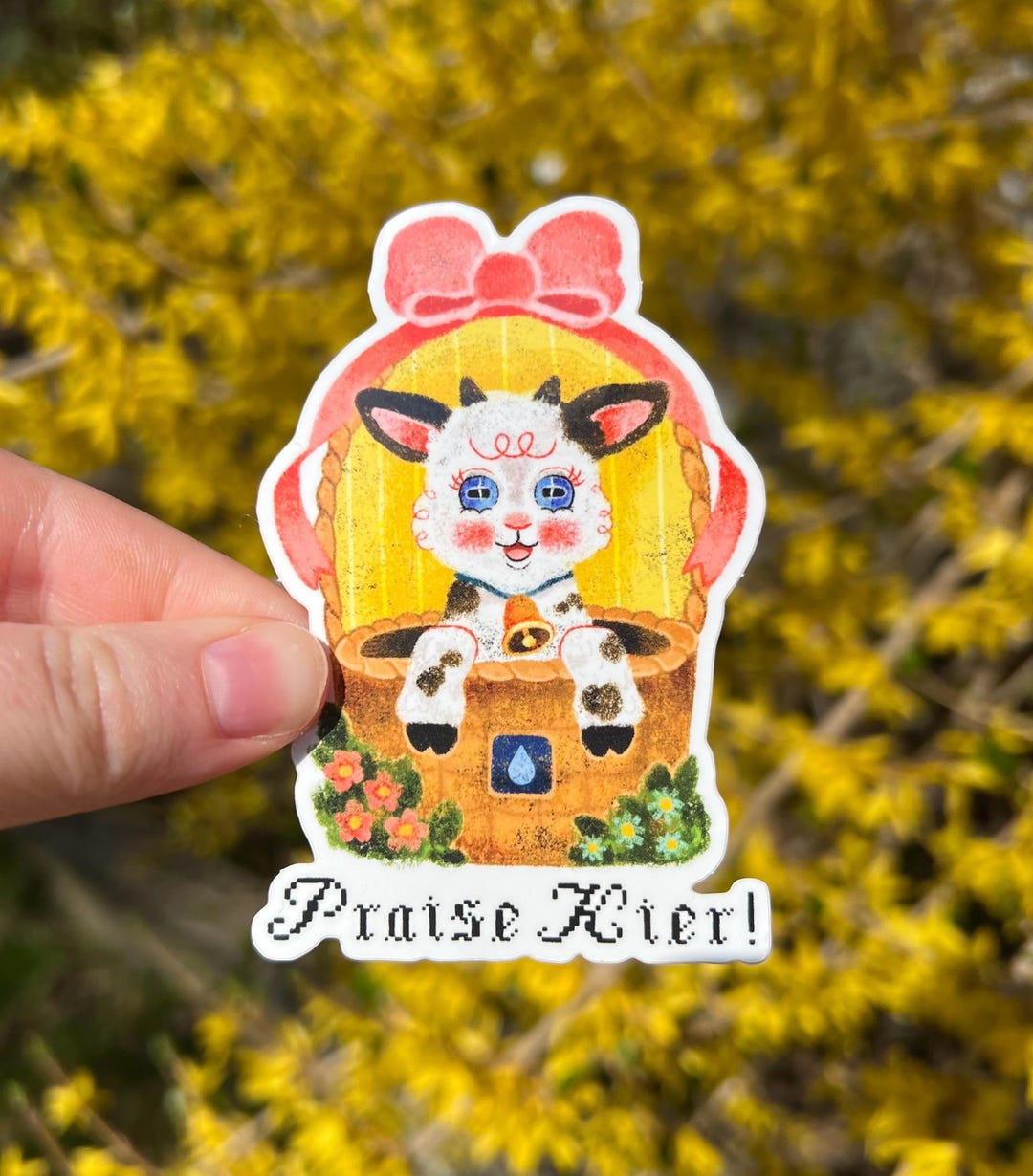 Severance Sticker | Goat | Praise Kier | Vinyl Sticker | Dishwasher ...