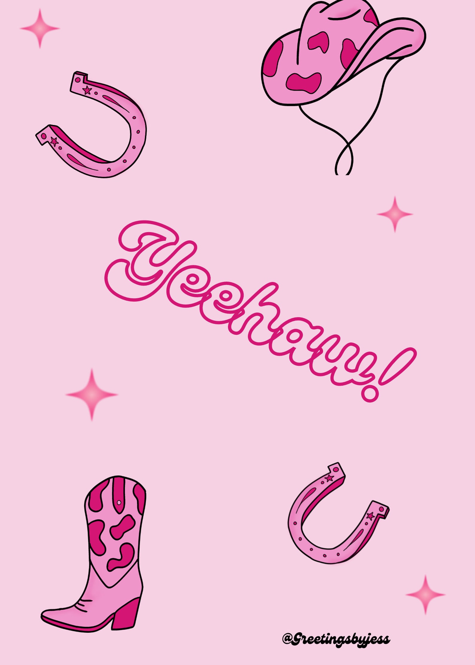 Pink Cowgirl PNG - Etsy
