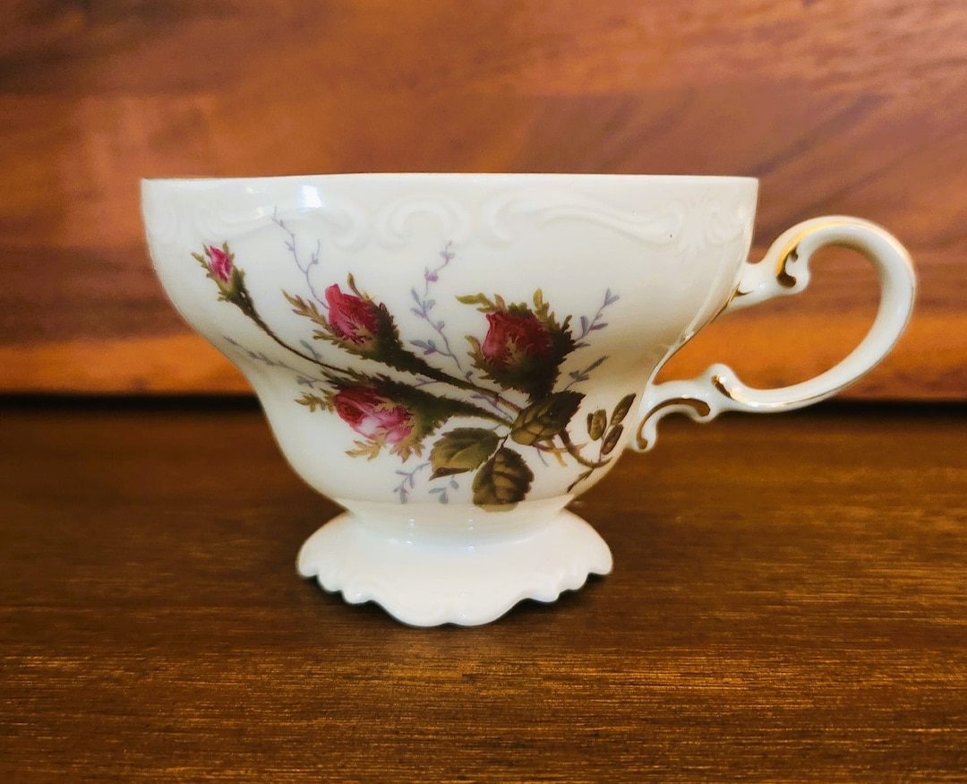 Rosenthal Pompadour Tea Cup - Moss Rose Pattern - Bavarian - Made in ...
