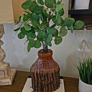 Super Cool Hand Carved Wood Vase | Natural Tree Trunk Vase | Signed by ...