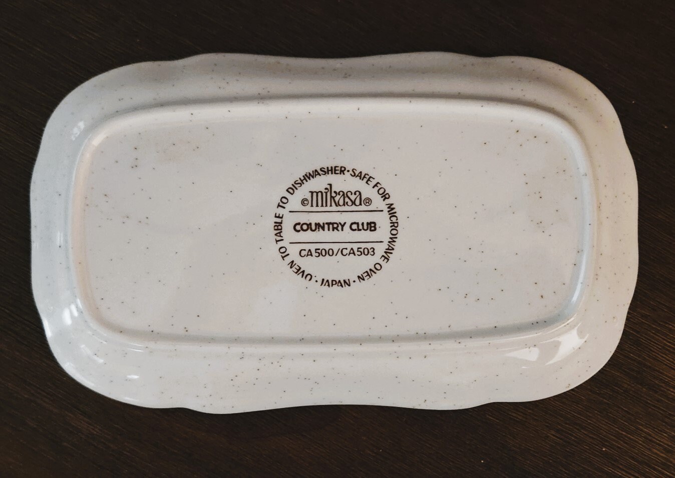 Mikassa Amy Country Club Dinnerware Accessories | Butter Dish With Lid ...