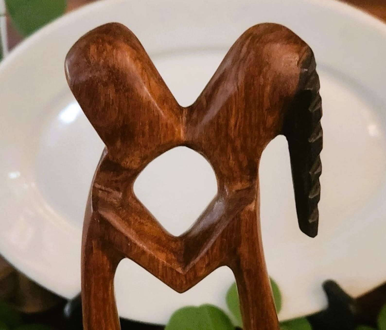 Vintage Hand-carved African Kissing Statue Love Statue 10 Inches Tall ...