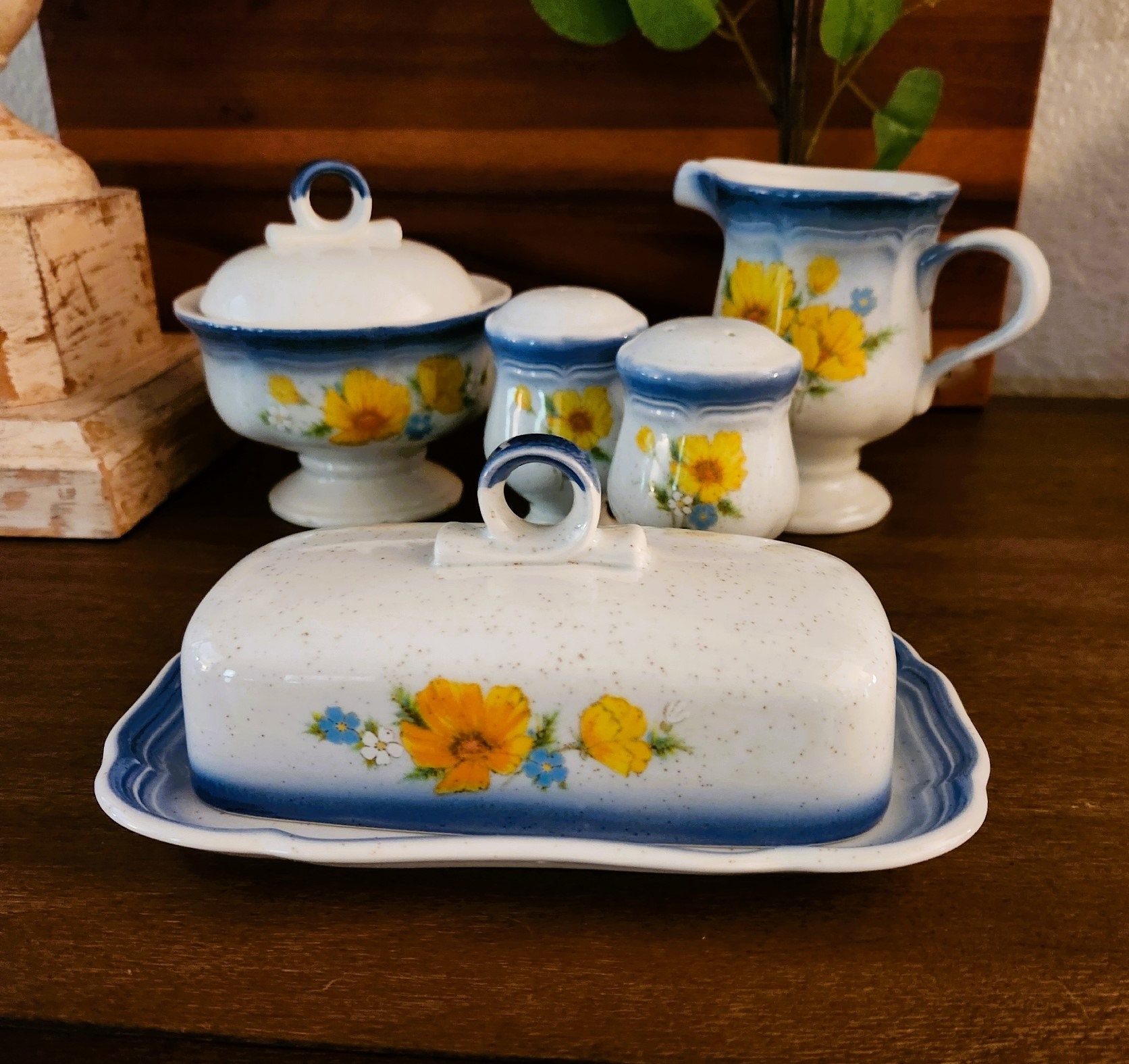 Mikassa Amy Country Club Dinnerware Accessories | Butter Dish With Lid ...
