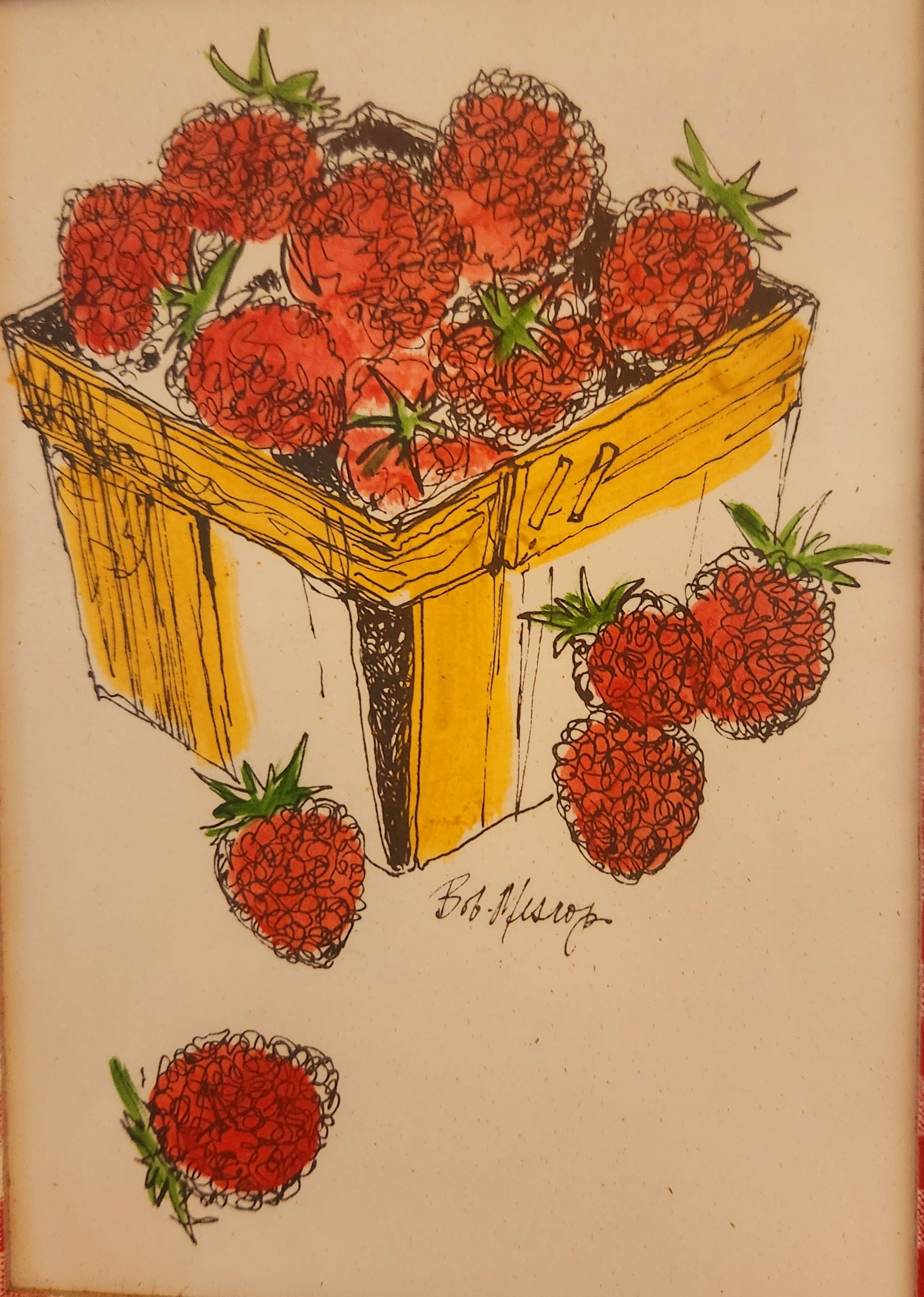 Vintage Prints/soovia Janis Design/bob Mesrop Artist/set of 3 Framed ...