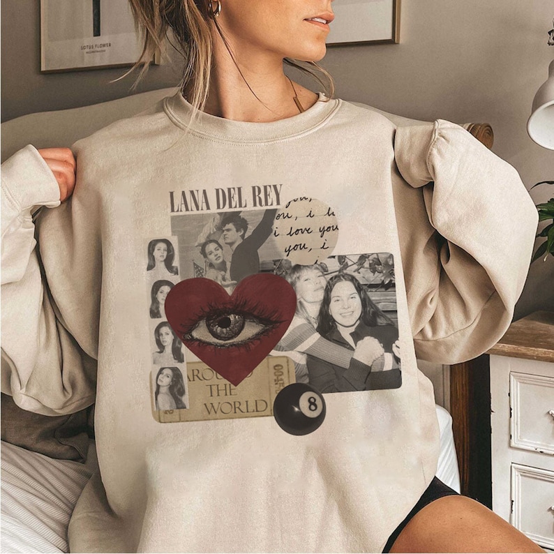 Lana Del Rey Sweatshirt, Lana Del Rey Vintage Shirt, I Love Lana Del ...