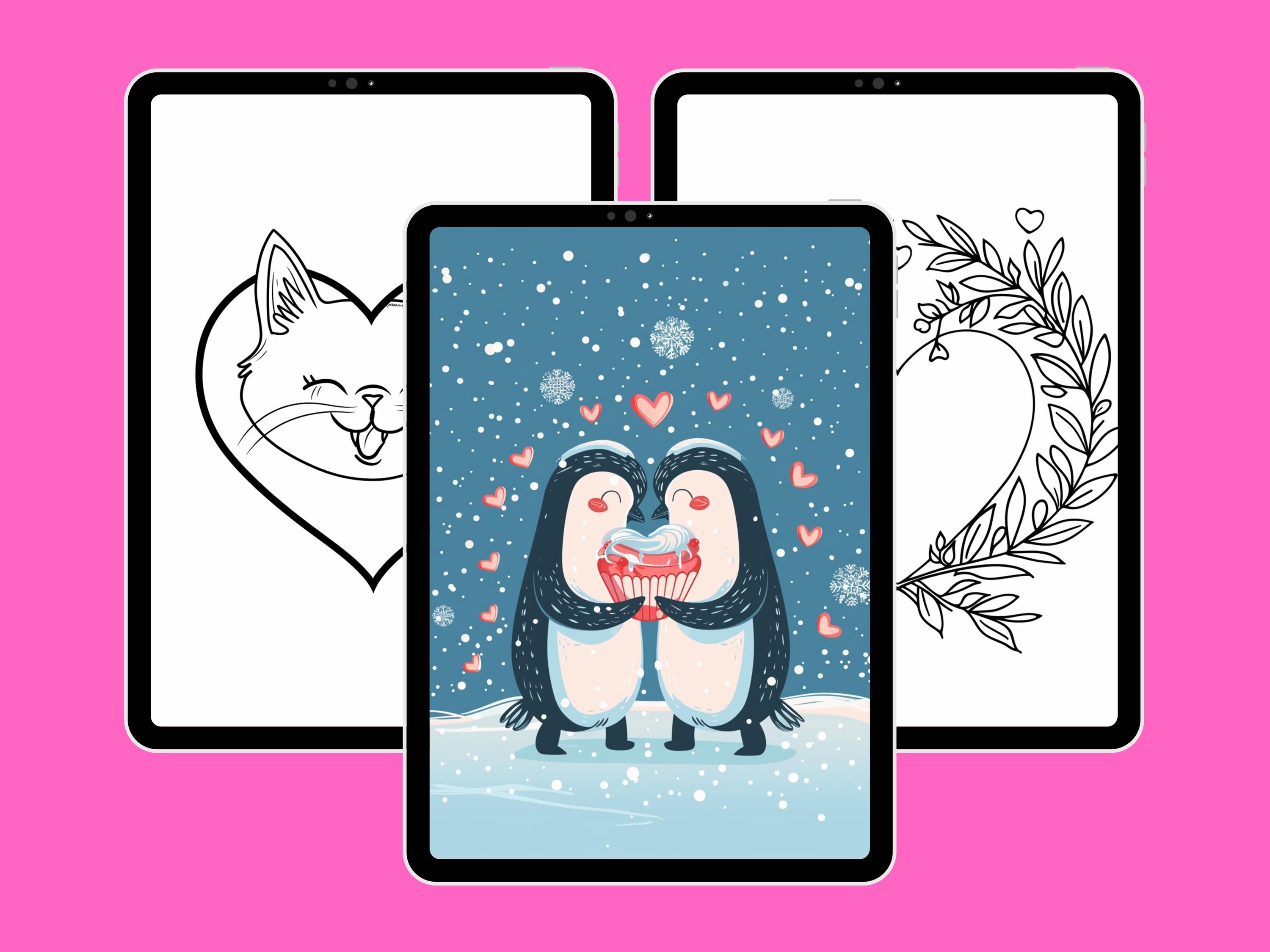 Valentine Coloring Pages for Kids Toddlers Preschoolers Toddlers ...