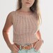 Angelica Top Crochet Pattern | With & Without Collar | PDF Instant ...