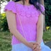 Angelica Top Crochet Pattern | With & Without Collar | PDF Instant ...