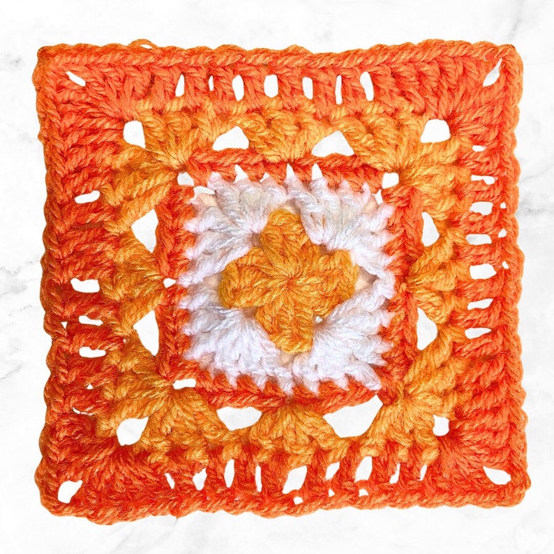 Diamond Granny Square Crochet Pattern Beginner Friendly - Etsy