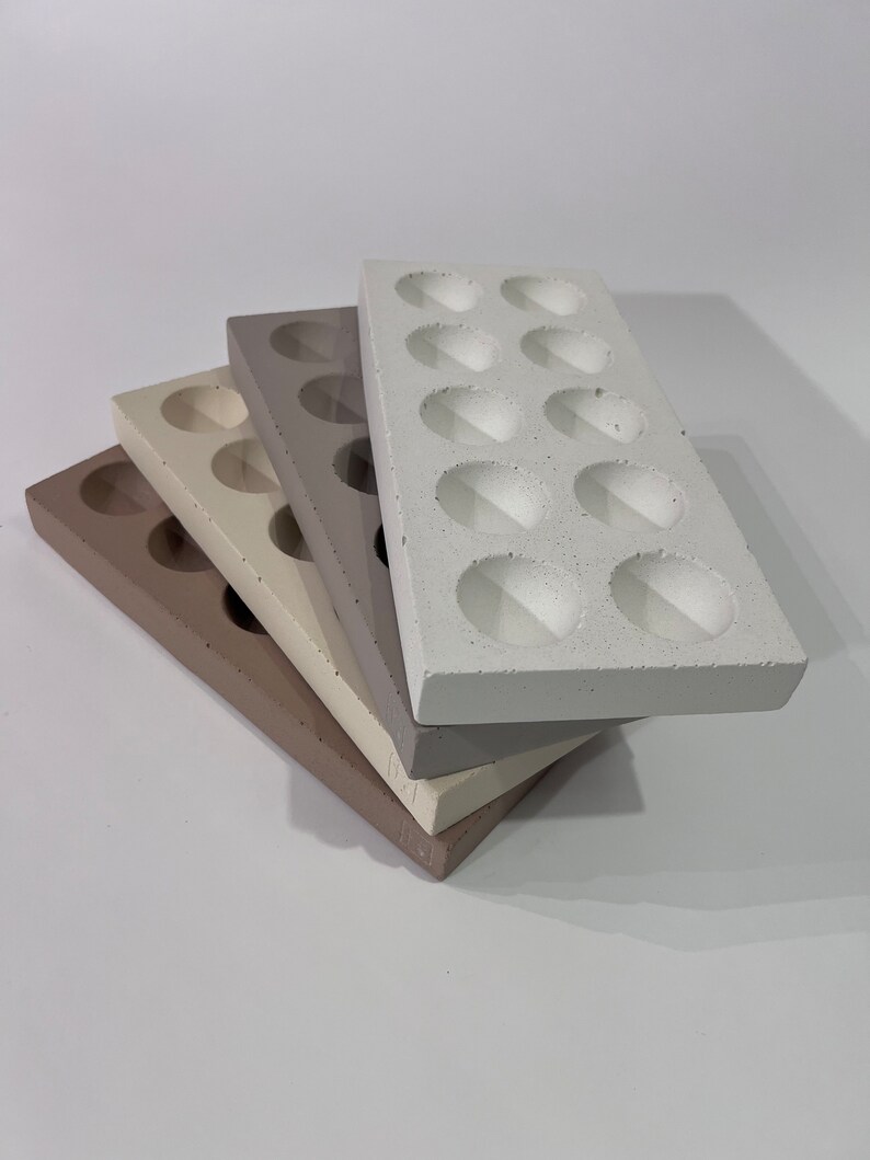 Concrete Egg Tray, Cement Egg Holder, Egg Display, Egg Tray Handmade ...