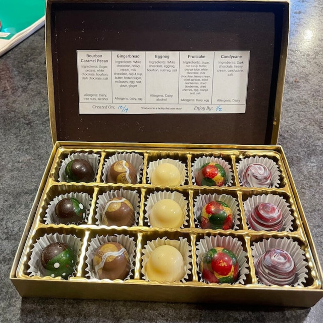 Choose From a Variety of 15 Artisan Chocolates in an - Etsy