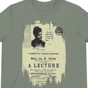 Ida B. Wells Newspaper Tee | the Black Experience | From Original ...