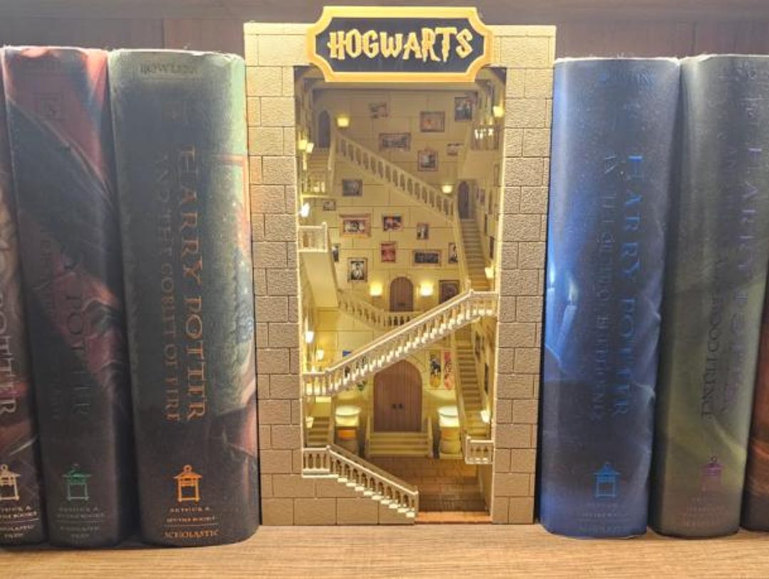 3D Printable Fantasy Book Nook - STL File - DIY Magical Shelf Display ...