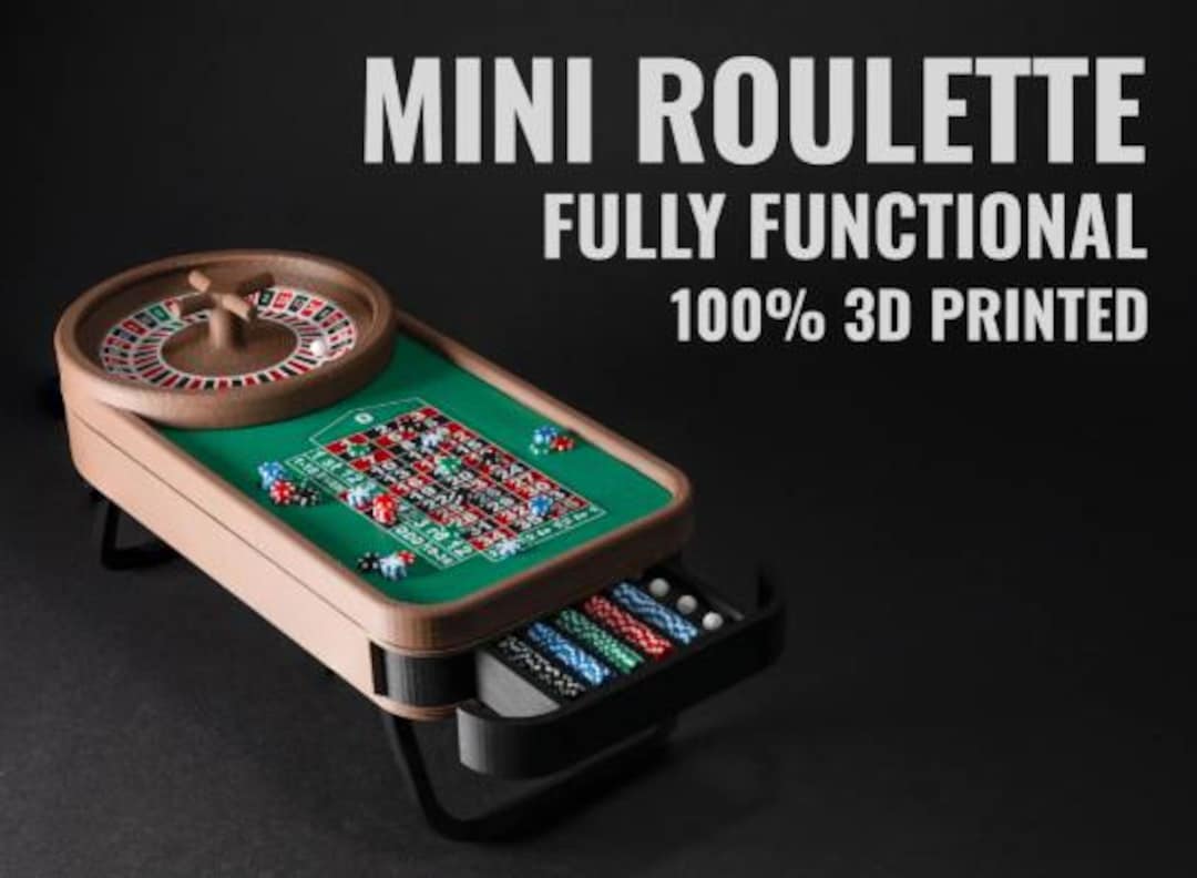 Mini Roulette Table 3D Model - Fully Functional, Compact and Fun | STL ...