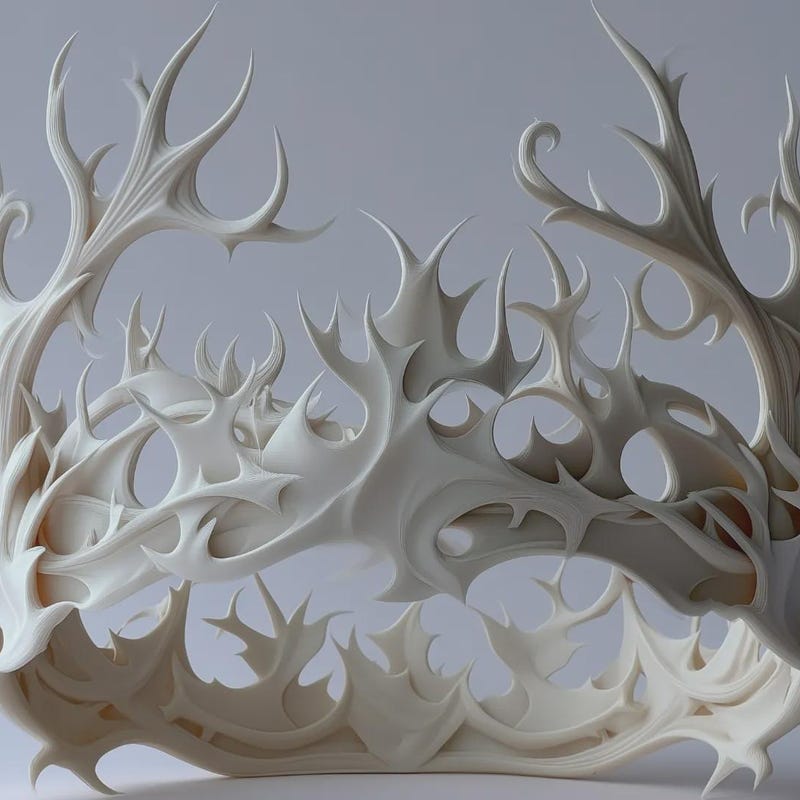 3d Printed Fantasy Crown - Etsy