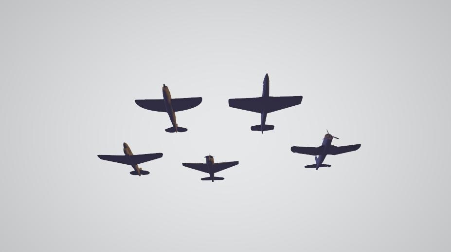 American WWII Fighter Jet Pack 3D STL Files - P-51 Mustang, P-47 ...