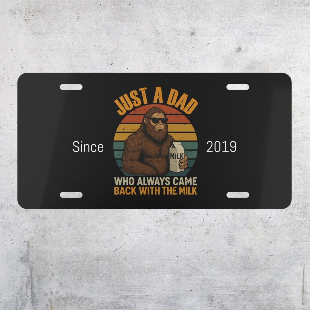 Custom Car Plate for Dad Car Tag| Funny Dad Gifts From Daughter |funny ...