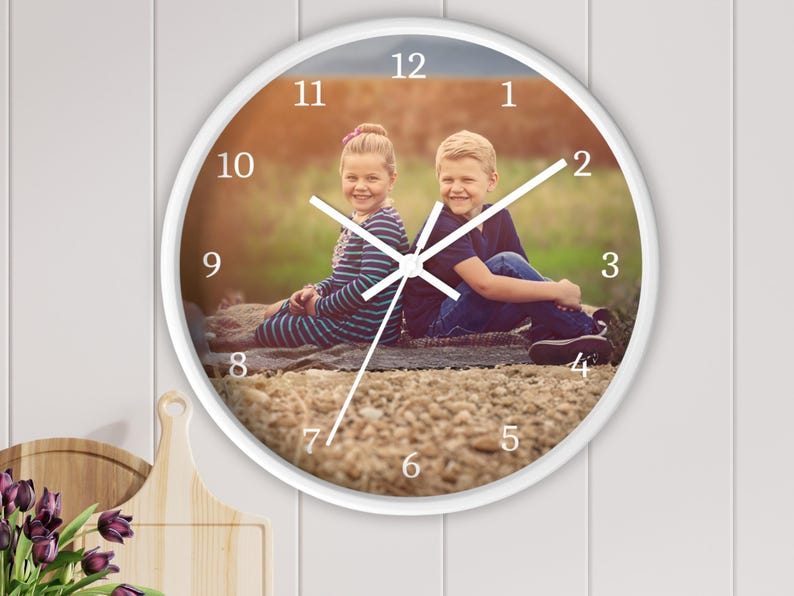 Personalized Clock | Sentimental Home Decor | Custom Mother’s Day Photo ...