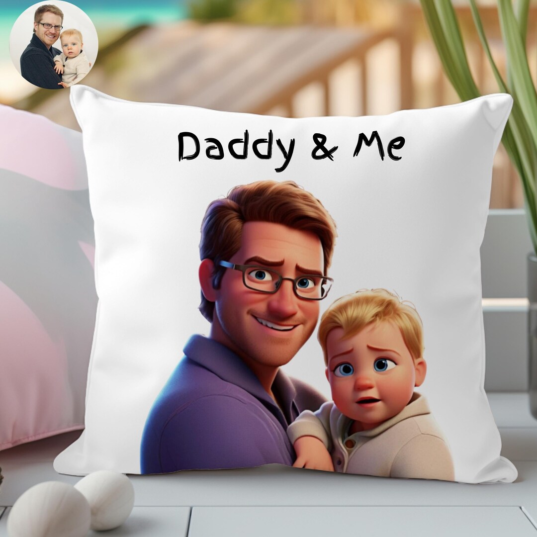 3D Animation Pillow, Cartoon Lover Decor, Decorative Pillow, Animation ...