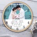 Personalized Clock Wedding Gift for Couple Photo Home Decoration Family ...