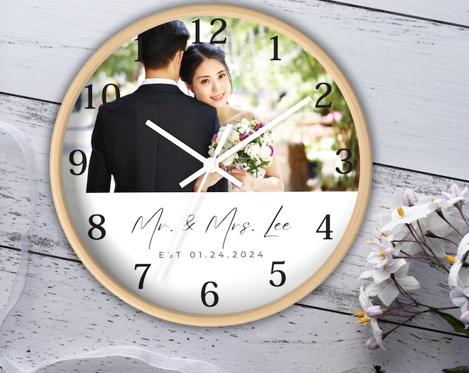 Custom Photo Clock - Etsy