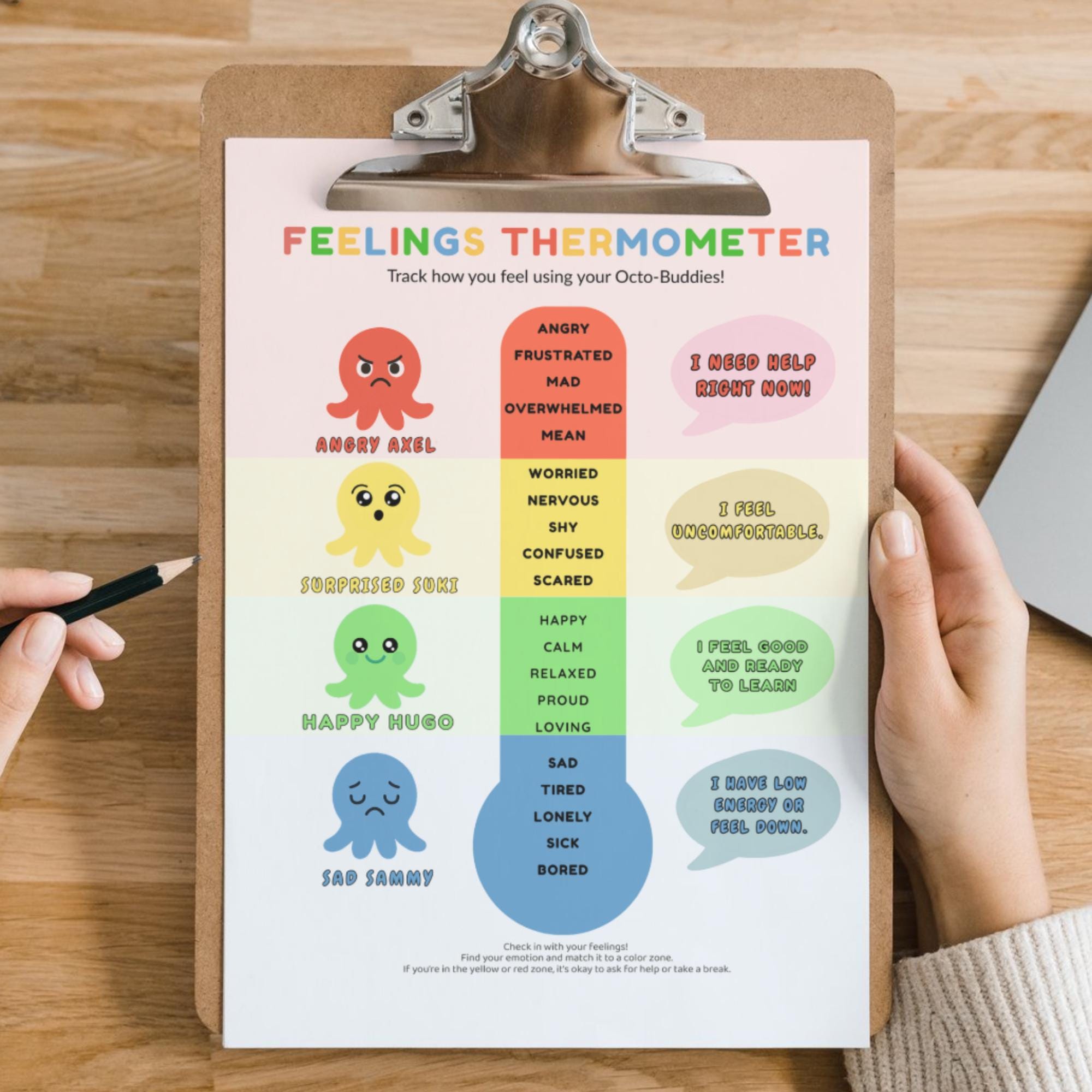 Feelings Poster Bundle – Printable SEL Pack for Kids | Emotions Chart ...