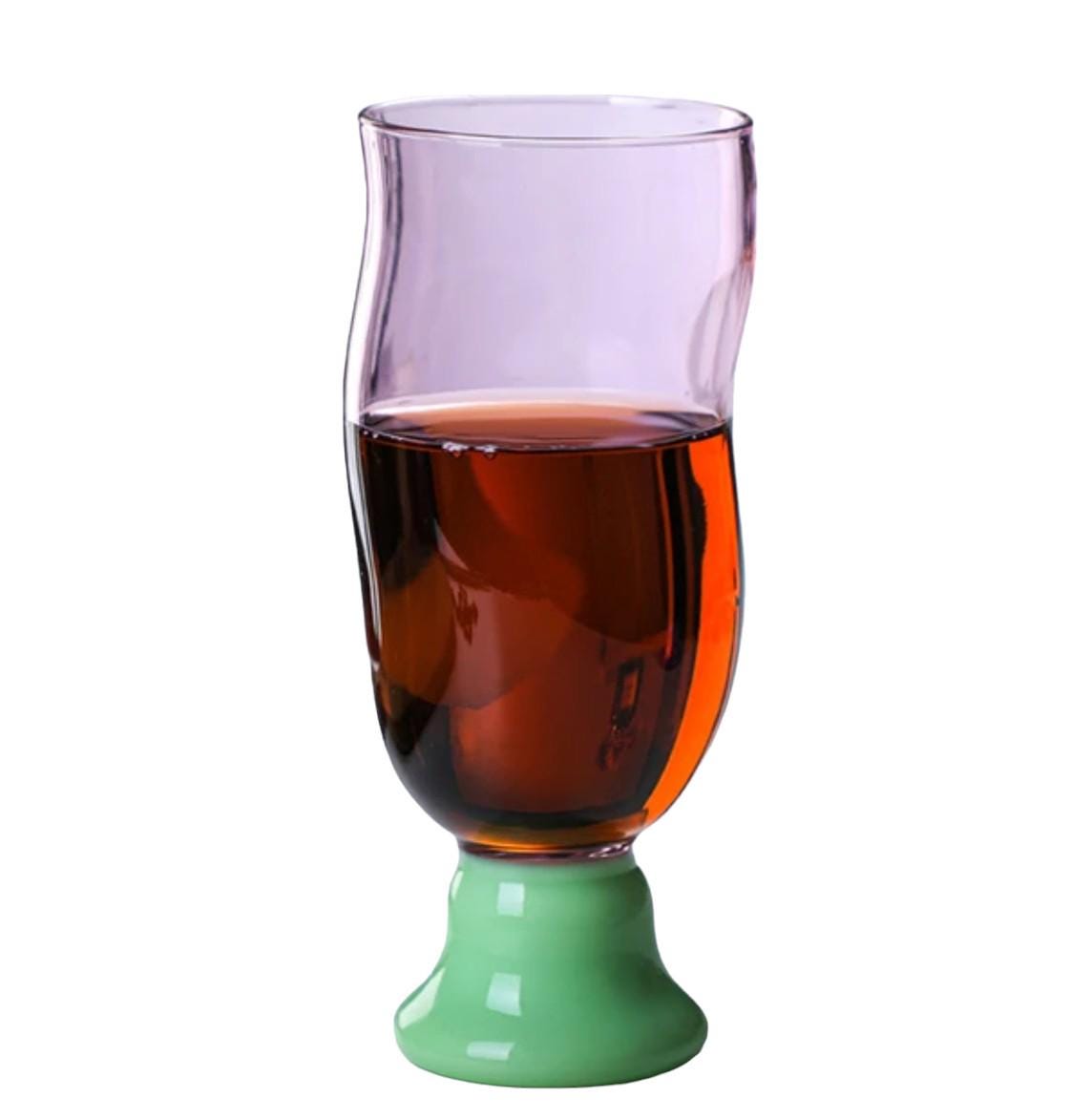 Curve Wave Borosilicate Glass Mug | Glass Cup | Coffee Tea Cup | Home ...