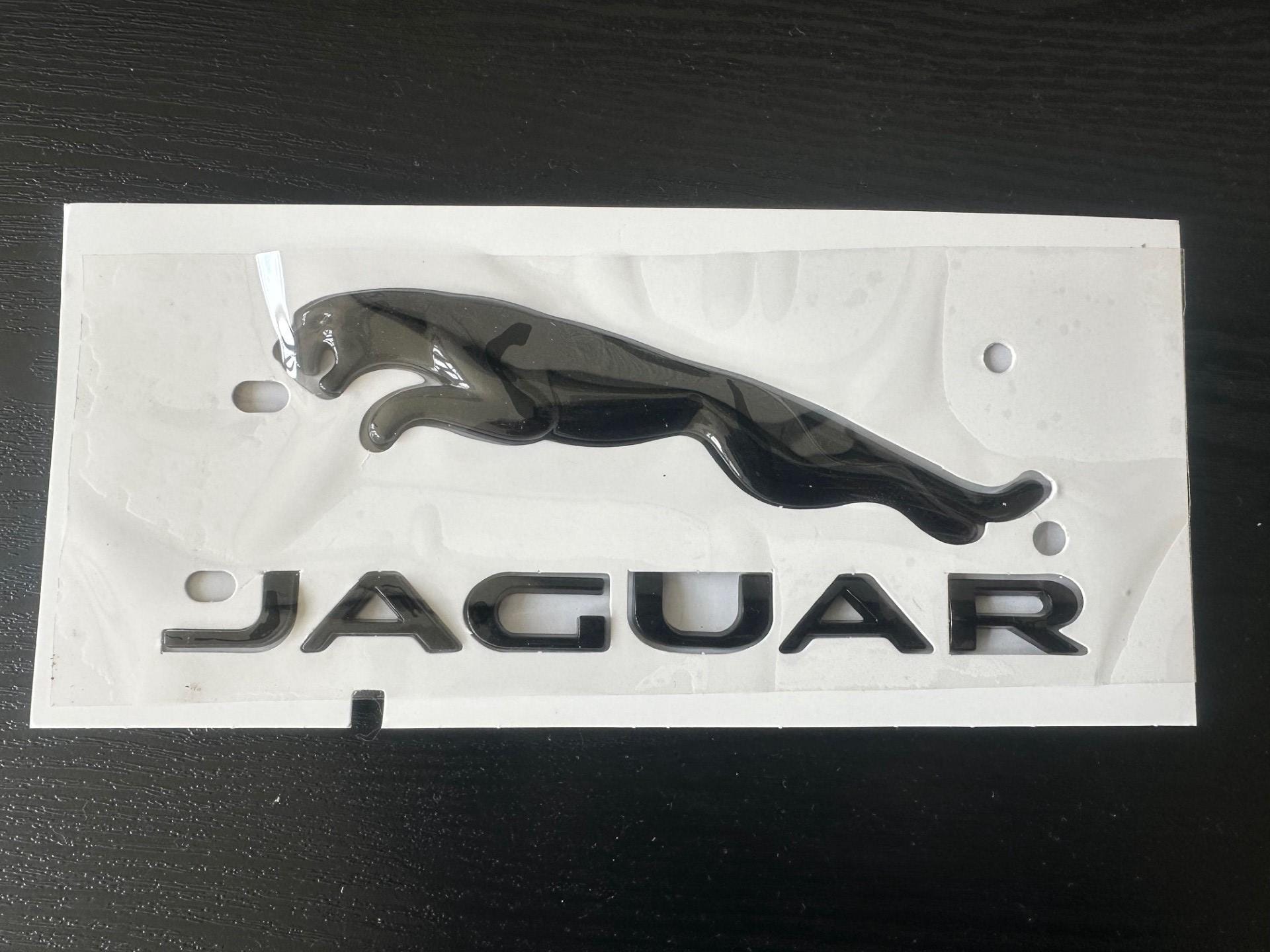 Gloss Black Chrome Xe Xf F Type F-pace Xj Xjr Fits Jaguar Boot Badge UK ...