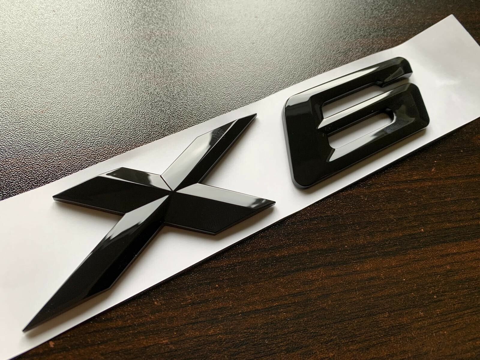 Gloss Black X2 X3 X4 X5 X6 Car Letter Number Rear Trunk Boot Badge ...