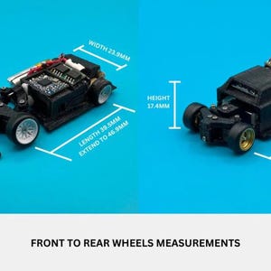 1:64 RWD Chassis to Convert Die Cast Into RC Cars - 3D Print STL Files ...