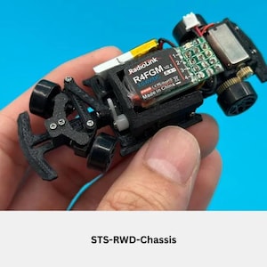 1:64 RWD Chassis to Convert Die Cast Into RC Cars - 3D Print STL Files ...