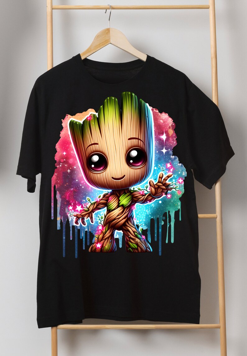 Watercolor Baby Groot PNG Set: High-resolution Digital Art (digital ...
