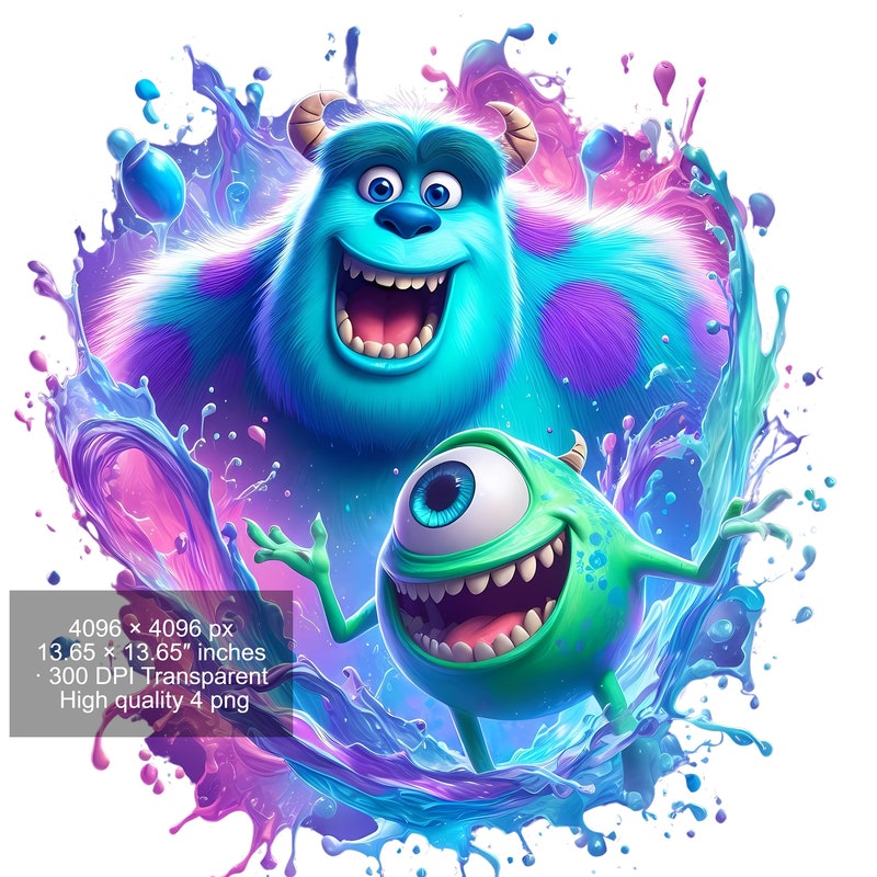 Monster Inc Png File - Etsy