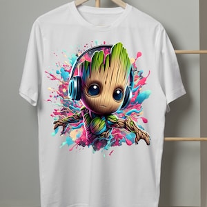 Watercolor Baby Groot PNG Set: High-resolution Prints (digital Download ...