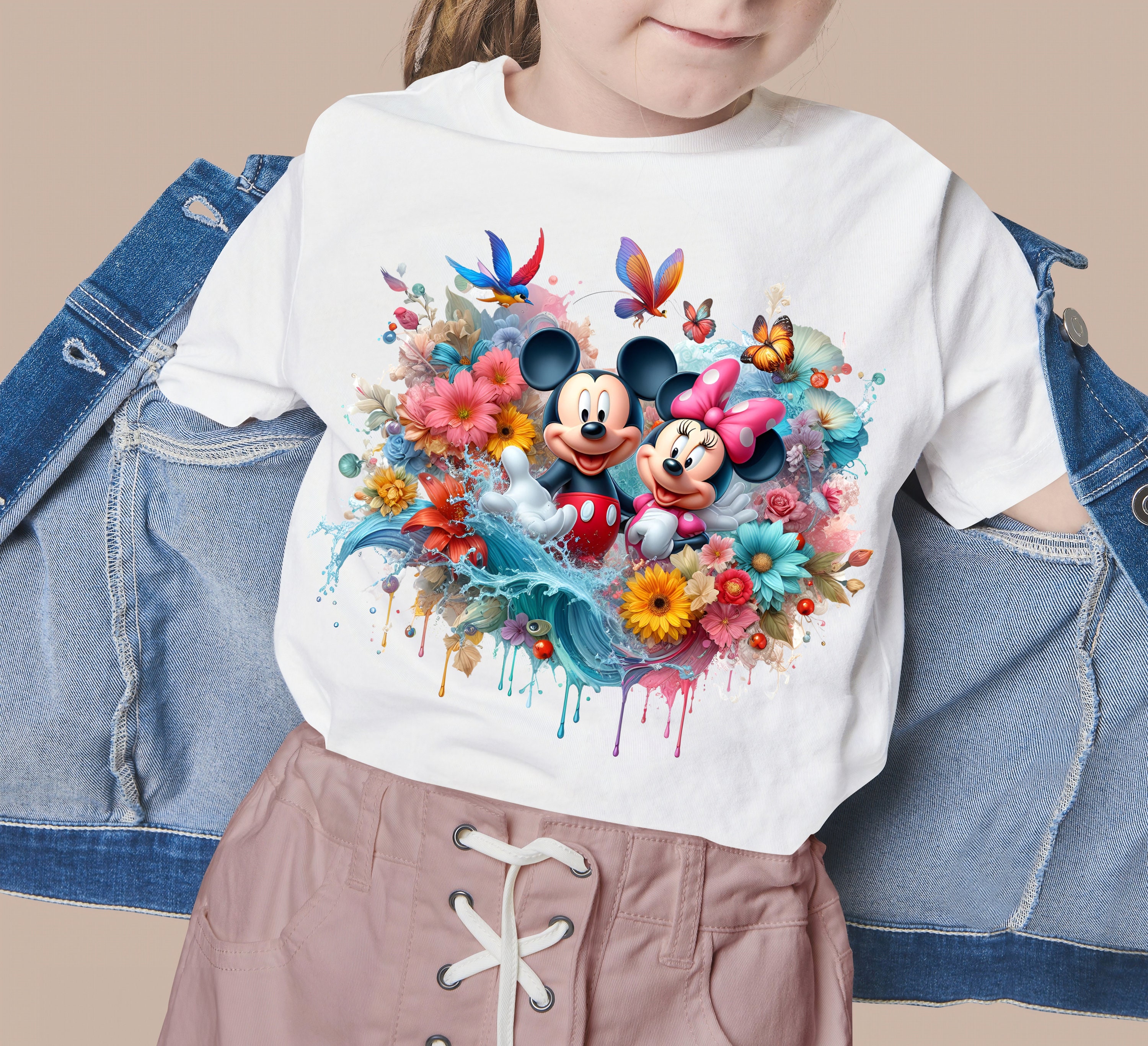 Mickey Mouse Watercolor Splash PNG: High-resolution Digital Art ...