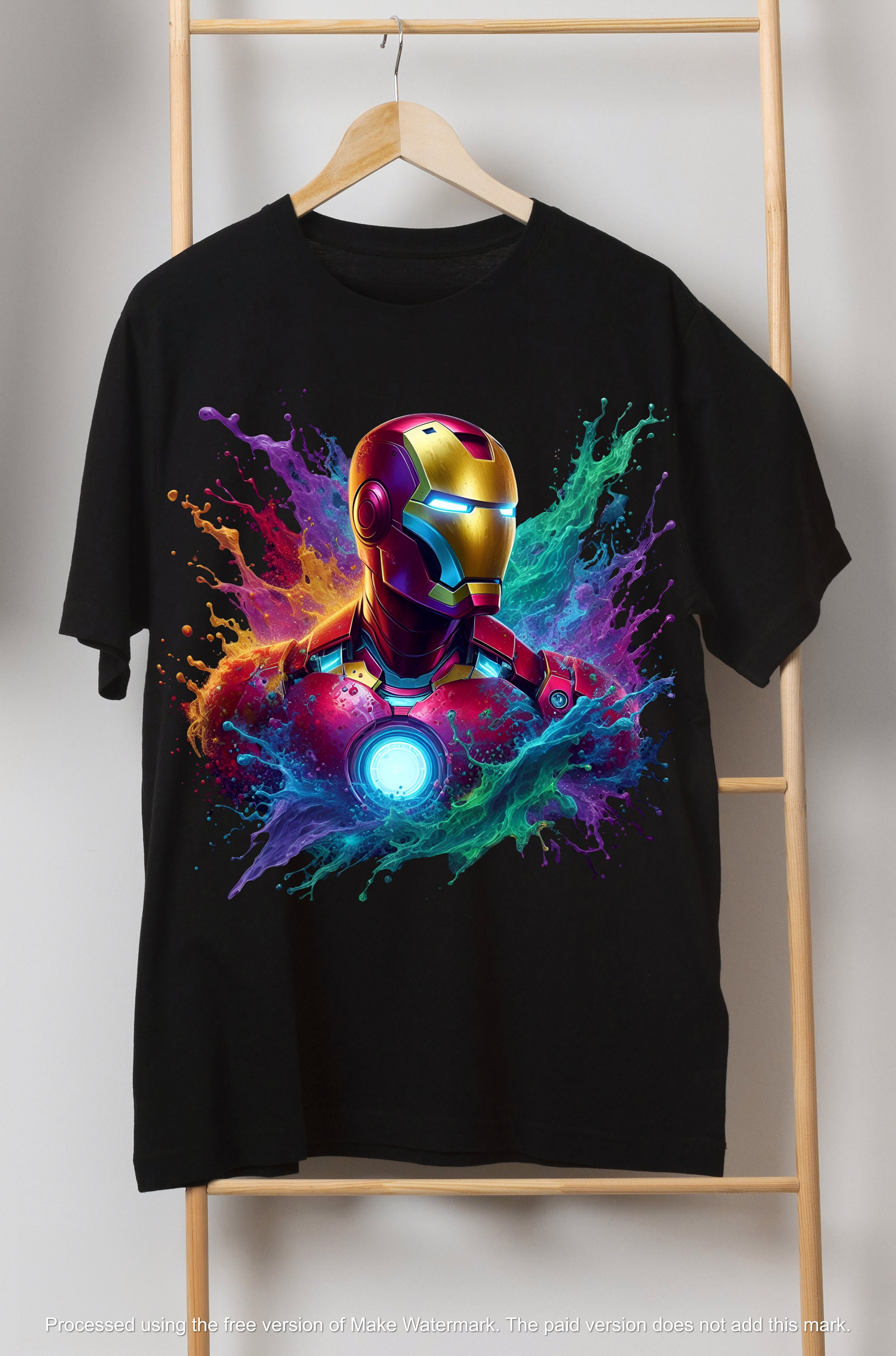 Iron Man Watercolor Splash PNG: Digital Clipart (digital Download) - Etsy