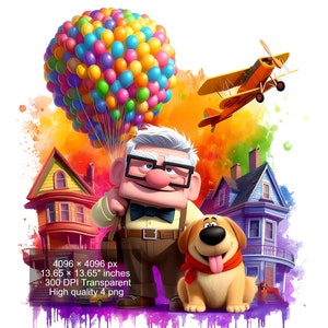 UP Movie Watercolor Splash PNG: High-resolution Digital Design (digital ...