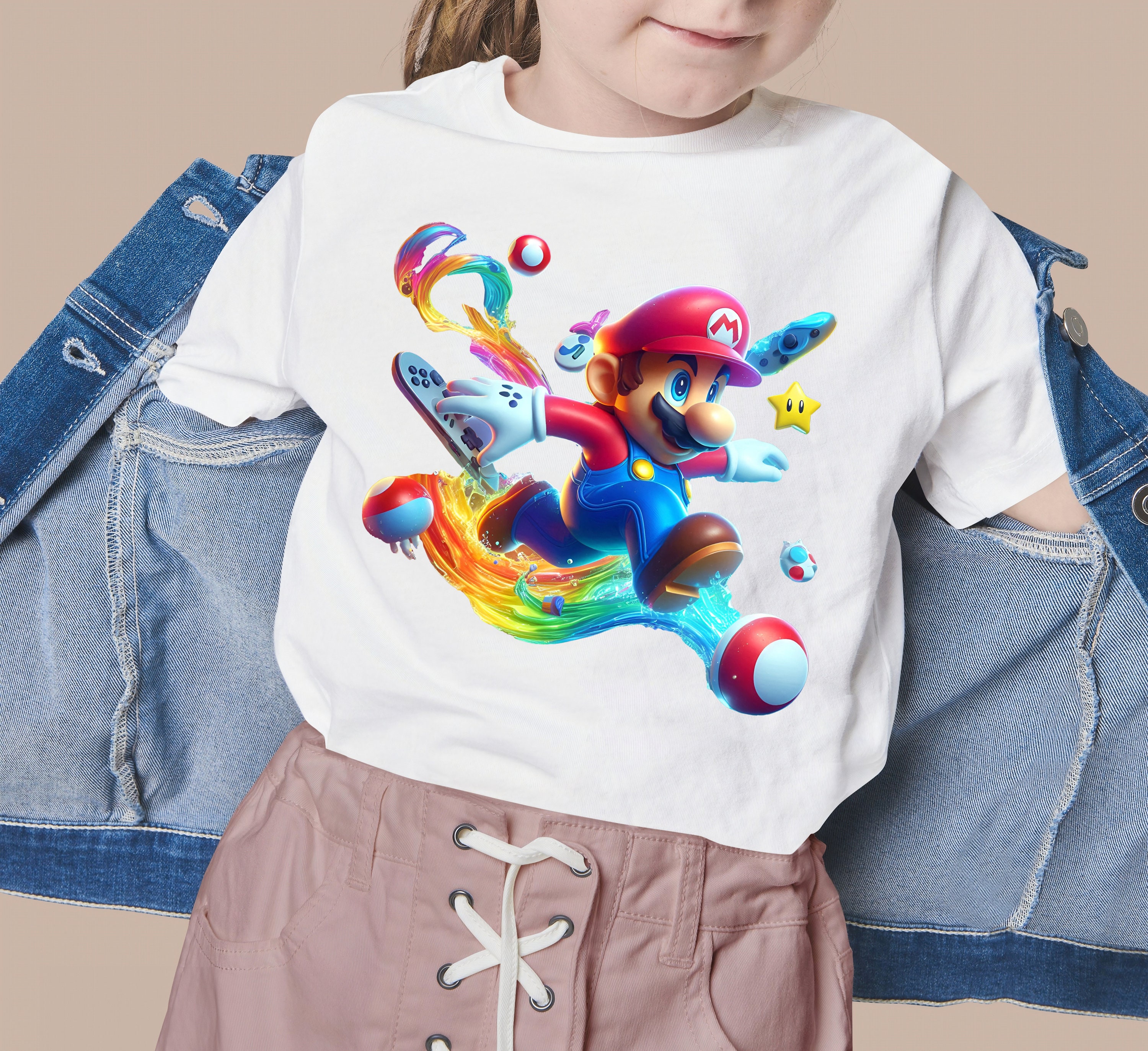 Super Mario Watercolor Splash PNG: Clipart Digital Download - Etsy Canada