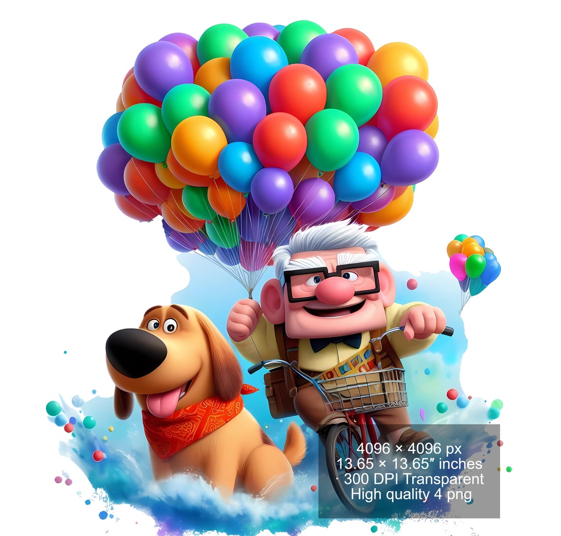 UP Movie Watercolor Splash PNG: High-resolution Digital Design (digital ...