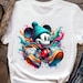 Mickey Mouse Watercolor Splash PNG: Digital Art (digital Download) - Etsy