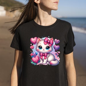 4 PNG Cute Cat Splash and Watercolor Digital Design PNG File for ...