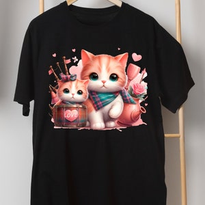 4 PNG Cute Cat Splash and Watercolor Digital Design PNG File for ...