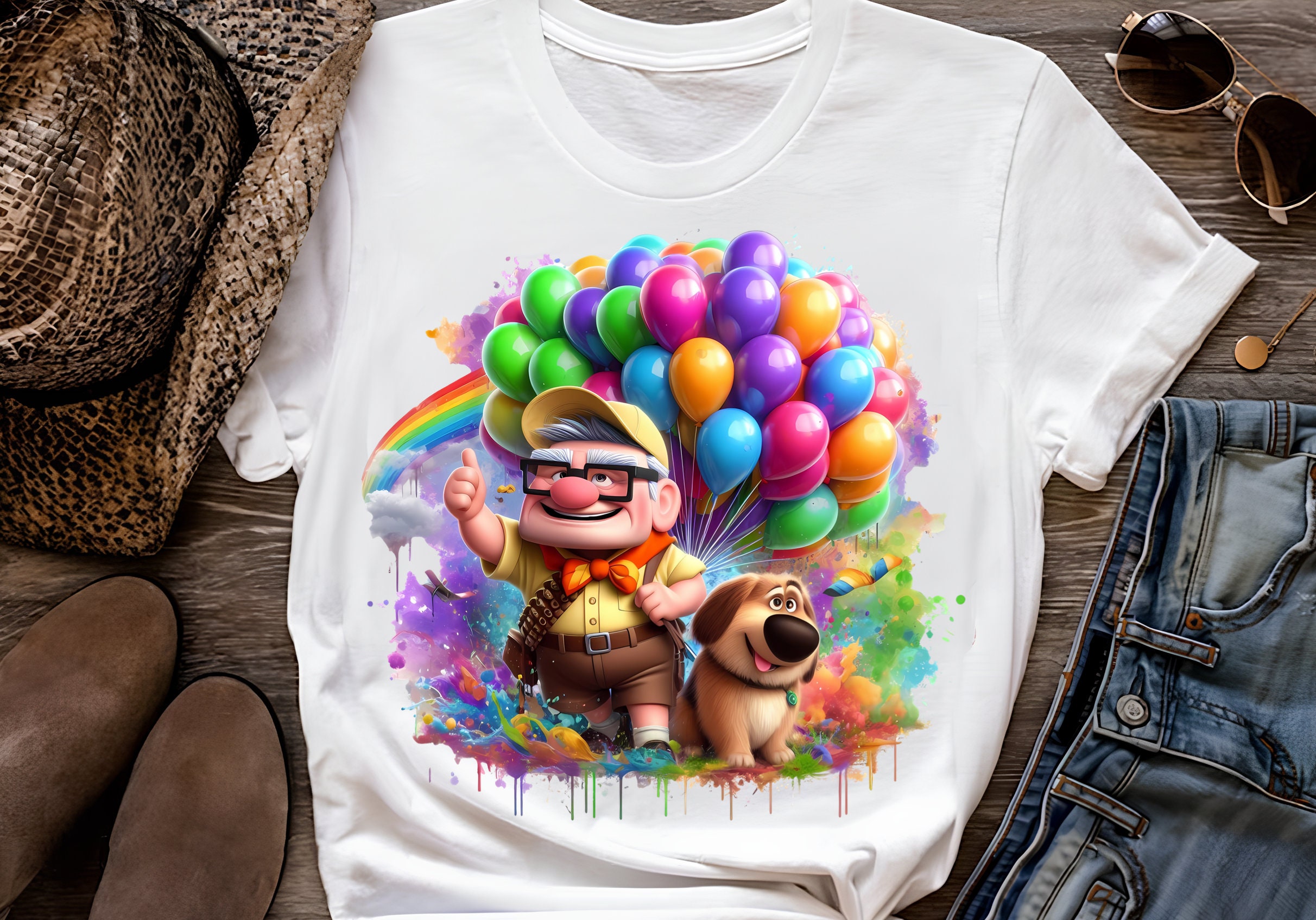 UP Movie Watercolor Splash PNG: Digital Design File (digital Download ...