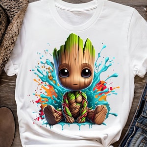Watercolor Baby Groot PNG Set: High-resolution Prints (digital Download ...