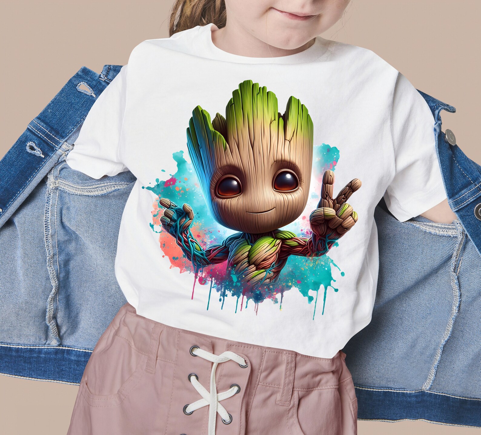 Watercolor Baby Groot PNG Set: High-resolution Prints (digital Download ...