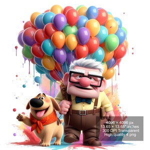 UP Movie Watercolor Splash PNG: High-resolution Digital Design (digital ...
